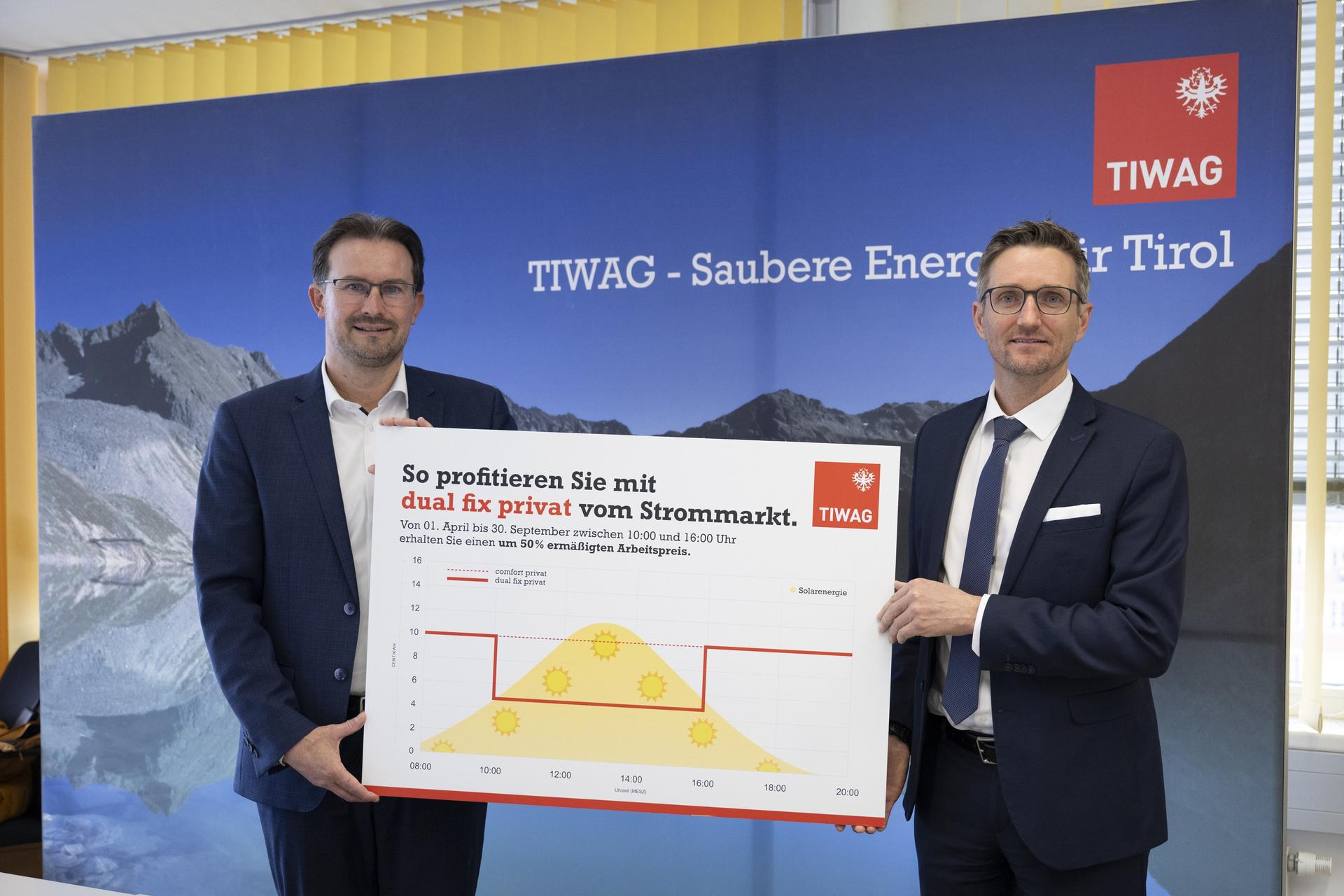 Neues TIWAG-Stromprodukt sichert günstigsten Strompreis bis 2028